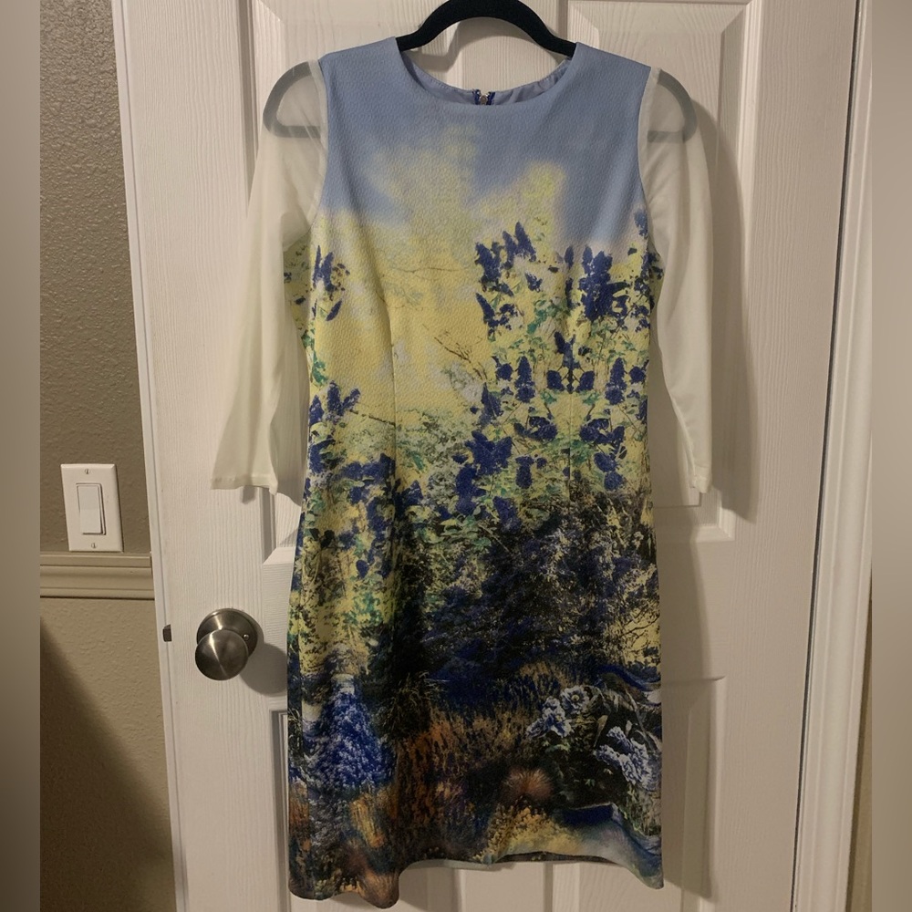 Amelia Landscape Design Dress - Gem